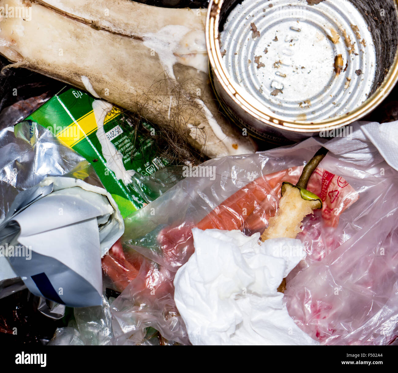 The food garbage texture and objects Stock Photo - Alamy