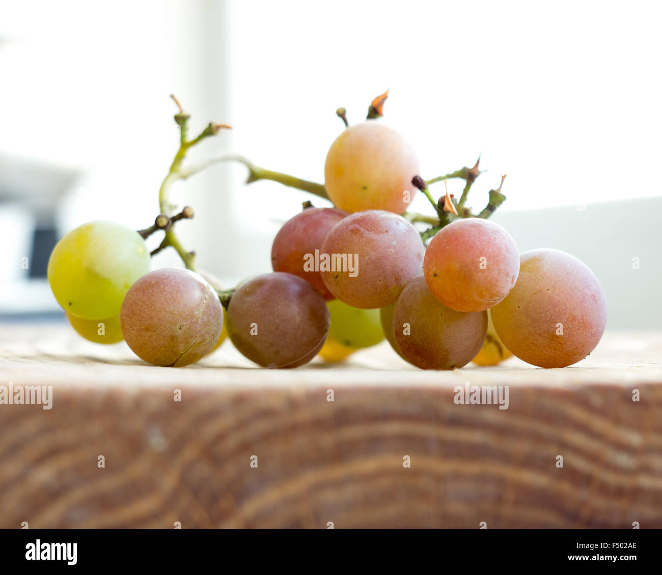 The vegetable variocolored grape object Stock Photo - Alamy