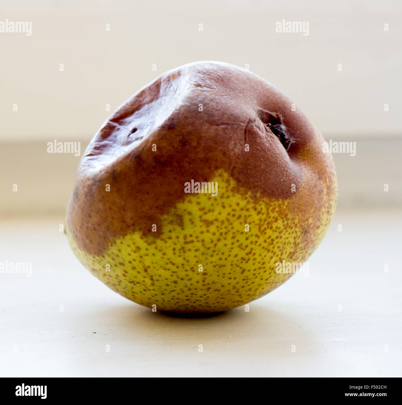 The vegetable yellow rotten Pear Stock Photo - Alamy