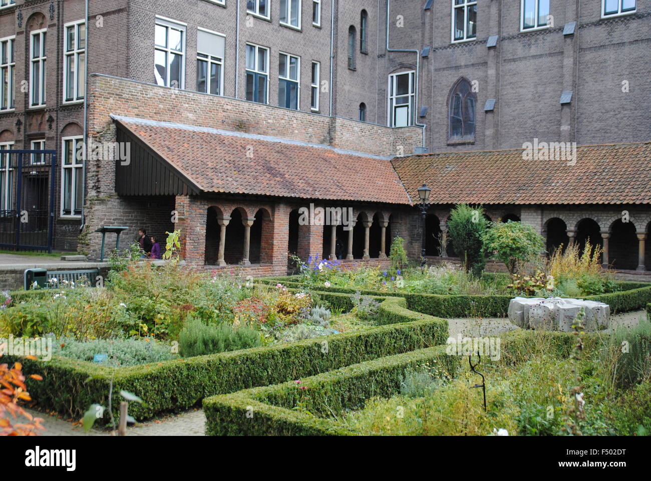 the Conservatorium Utrecht, showing the gardens which surround the ...