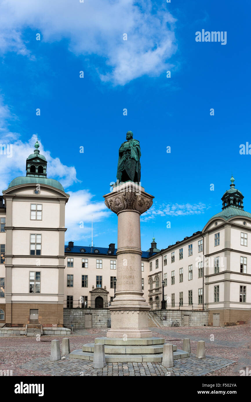 The statue of Birger Jarl Stock Photo - Alamy