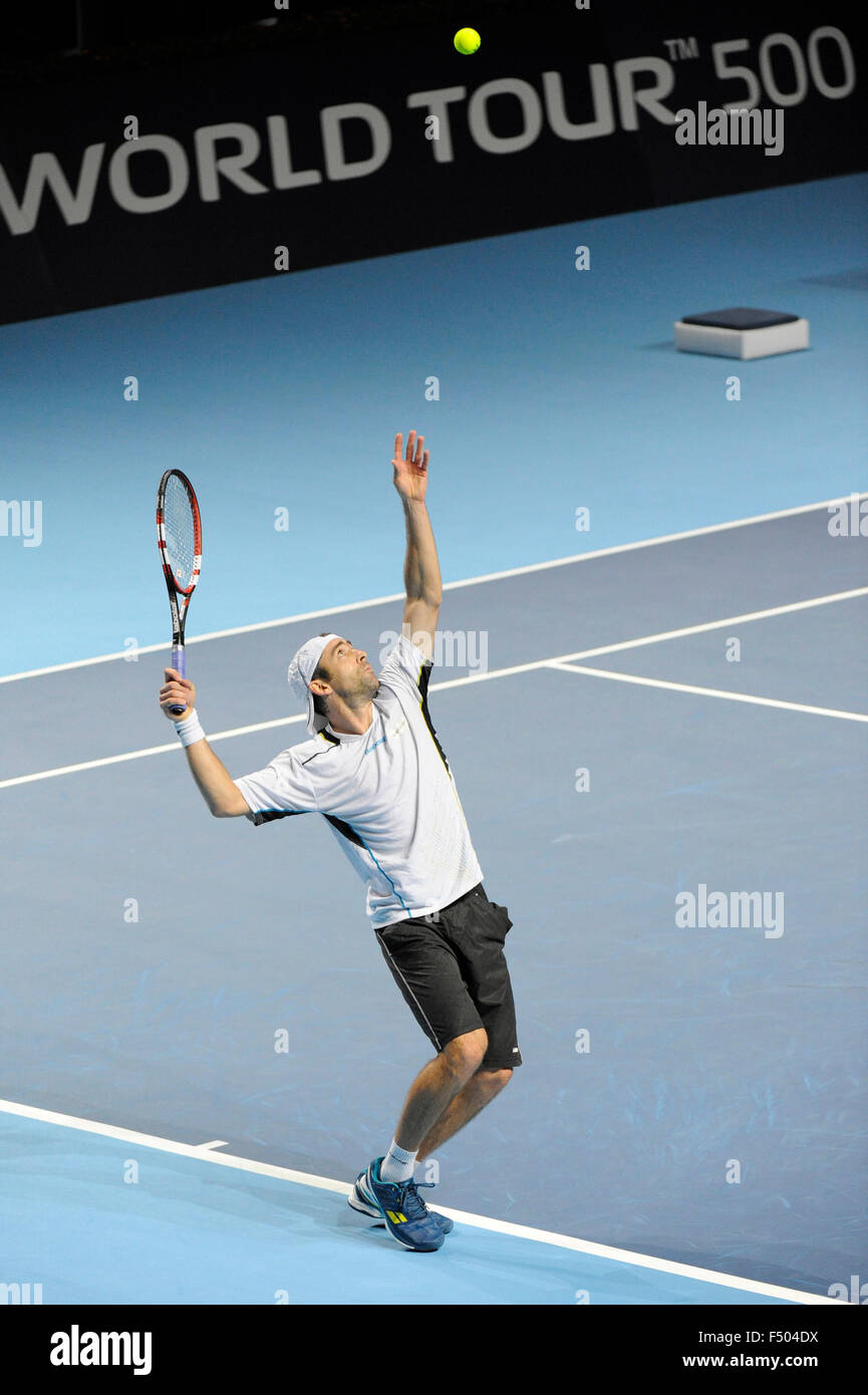 Basel, Switzerland. 25th Oct, 2015. Basel Swiss Indoor Tennis ...