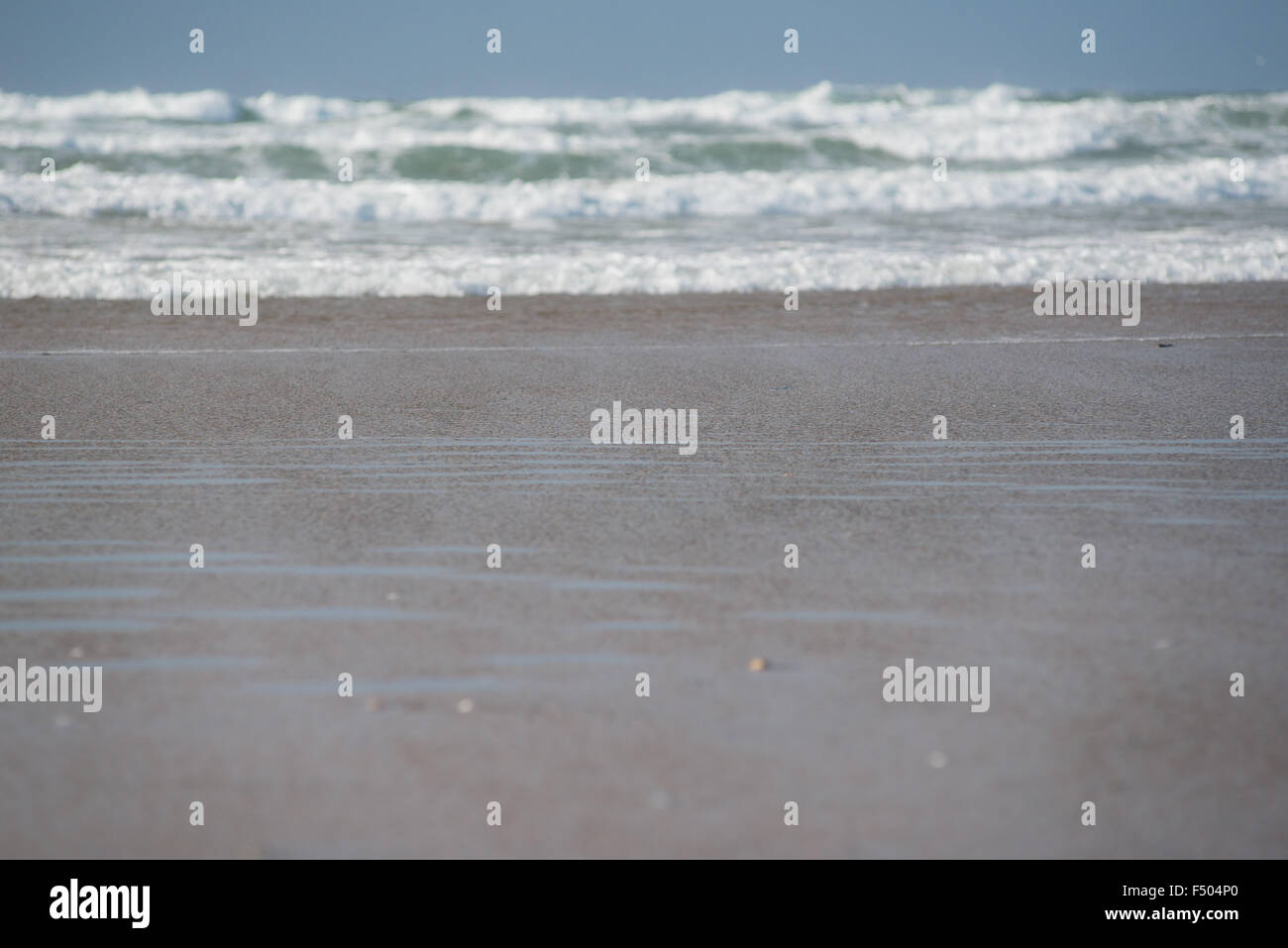 Sand waves ocean hi-res stock photography and images - Alamy