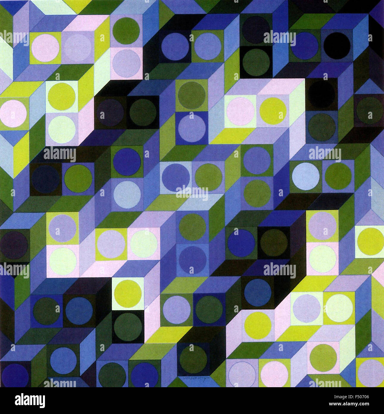 Victor vasarely deuton vb hi-res stock photography and images - Alamy