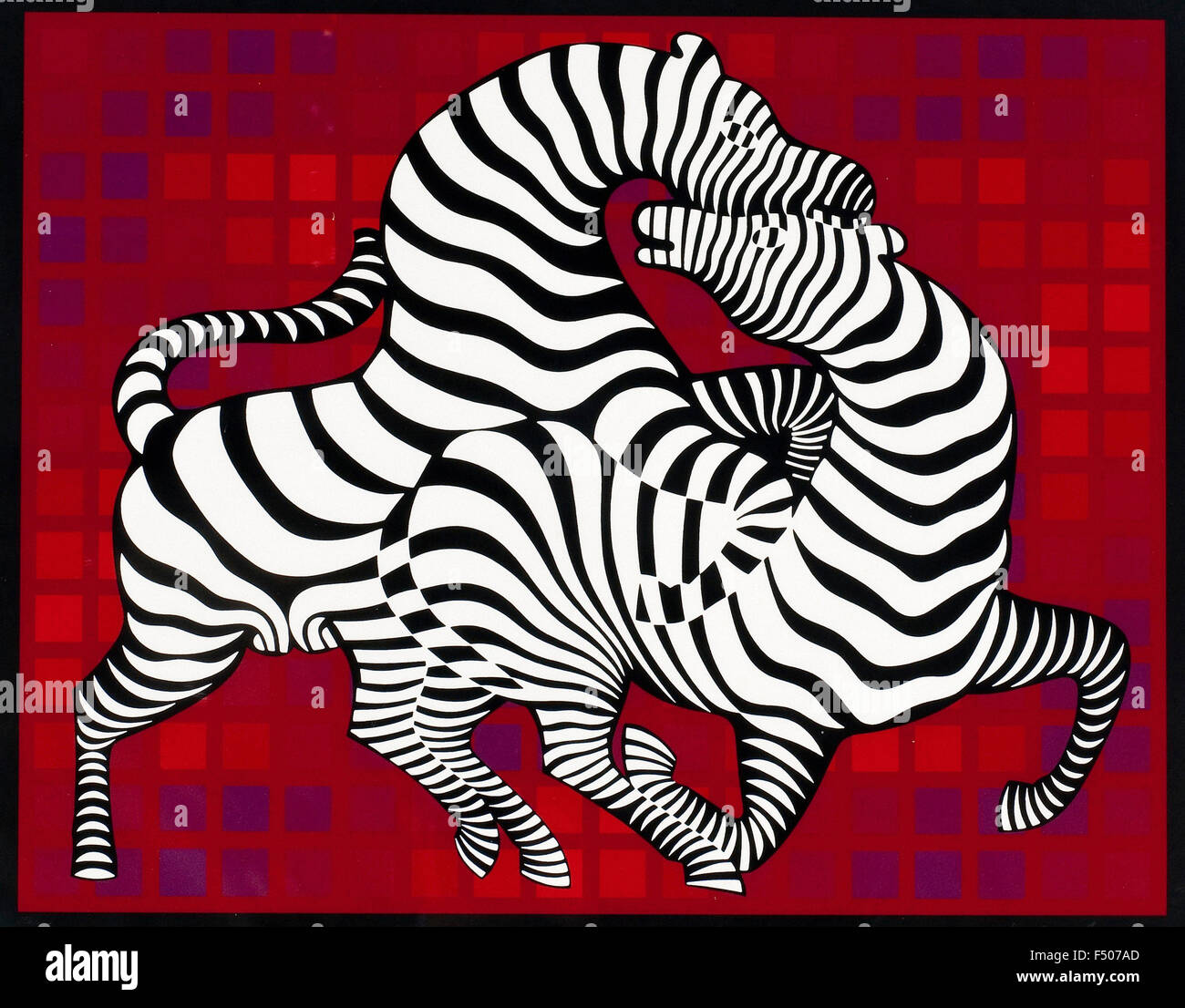 Victor Vasarely - Playful Zebras Stock Photo - Alamy Victor Vasarely - Playful Zebras Stock Photo - Alamy