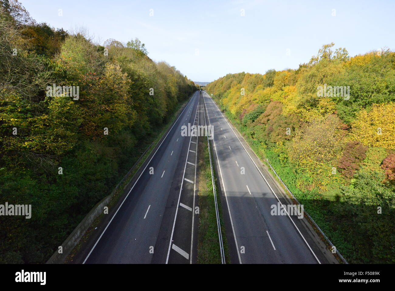 Chevrons road markings hi-res stock photography and images - Alamy