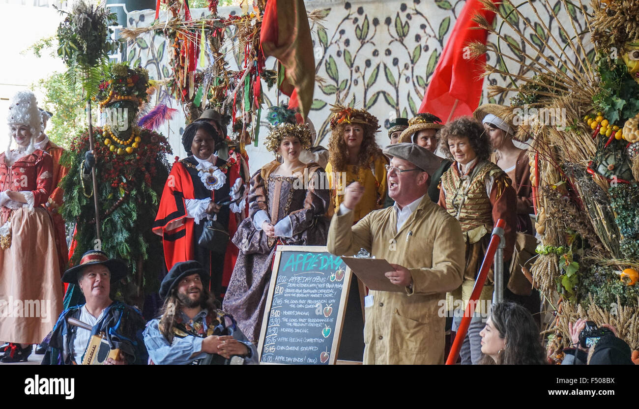 Apple Day celebration at Borough Market, London England United Kingdom ...