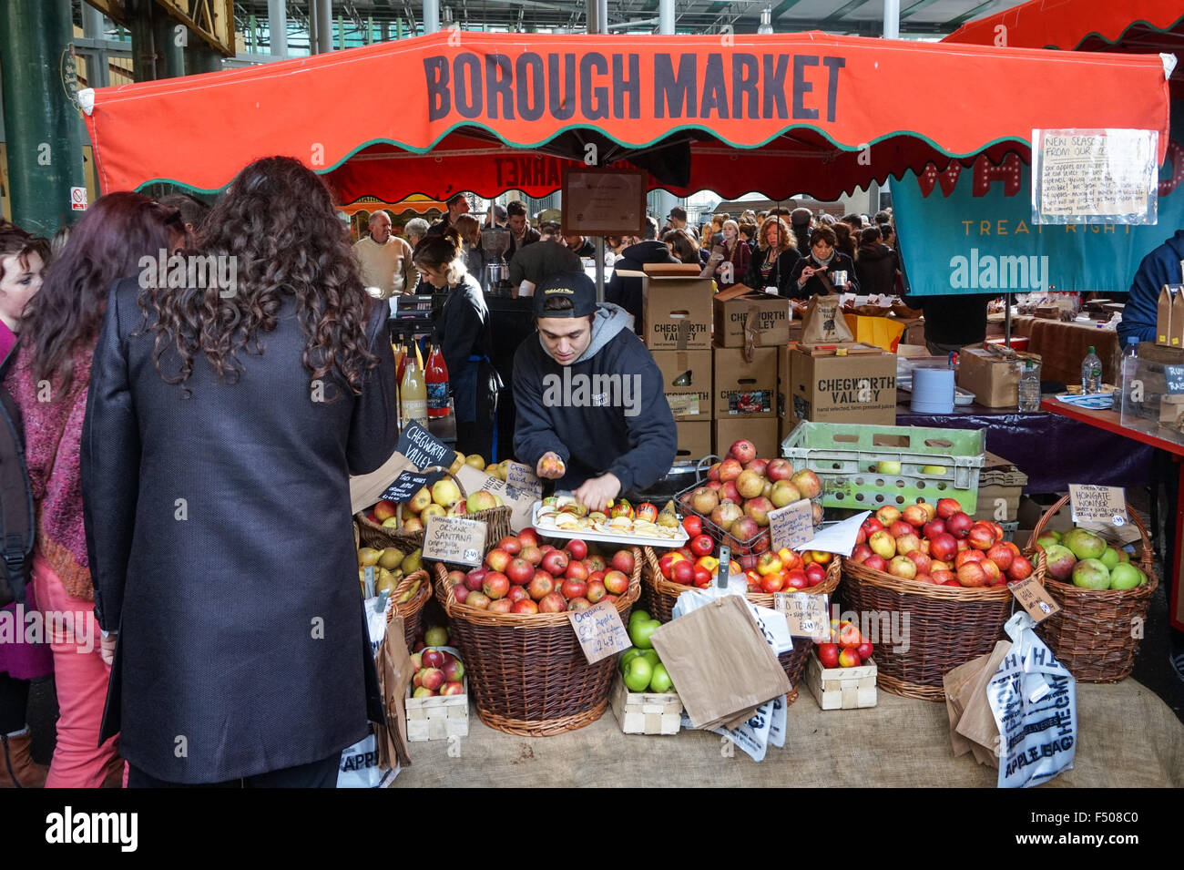 Fruit stall at Borough Market, London England United Kingdom UK Stock ...