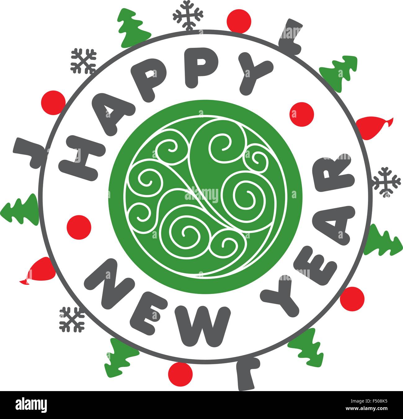logo for the new year Stock Vector Image & Art - Alamy
