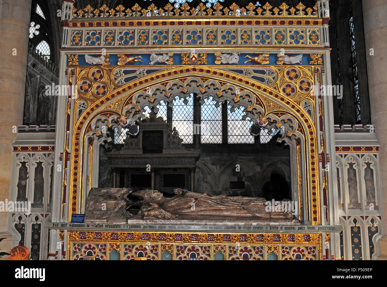 Effigy of Bishop Edmund Stafford, the Lady Chapel Exeter Cathedral ...