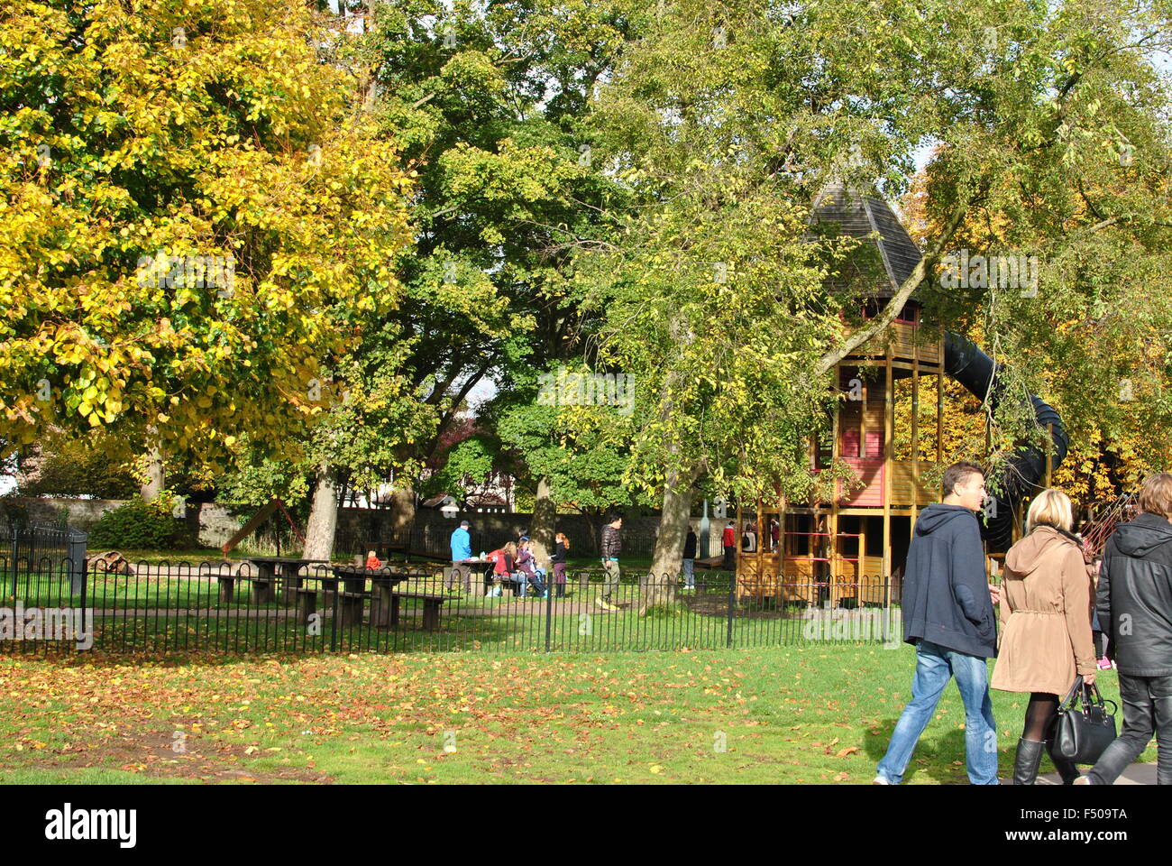 Autumn in Blaise Castle park in Bristol, England - October 2015 Stock ...