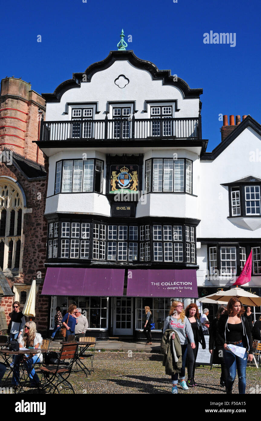 Sixteenth century building, Exeter Stock Photo - Alamy