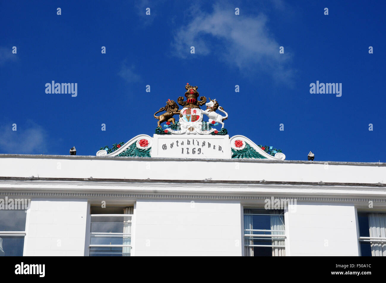 Exeter coat of arms hi-res stock photography and images - Alamy
