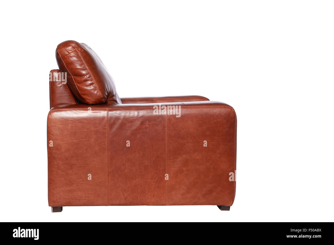 Leather settee cutout hi-res stock photography and images - Alamy
