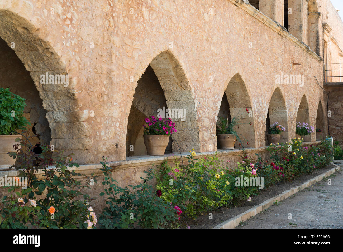 The monastery of Arkadi, Crete, Greece Stock Photo - Alamy