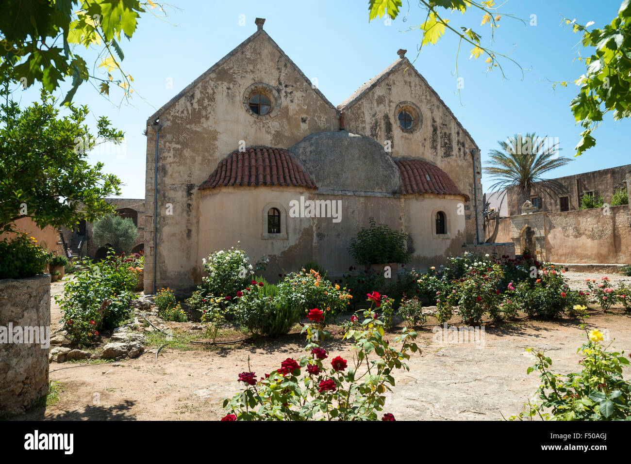 The monastery of Arkadi, Crete, Greece Stock Photo - Alamy