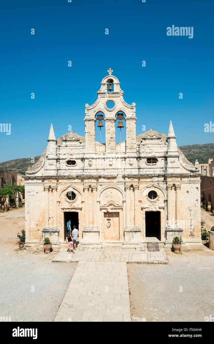 The monastery of Arkadi, Crete, Greece Stock Photo - Alamy