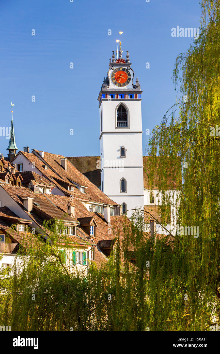 Old Town Aarau Aargau Switzerland Stock Photos & Old Town Aarau Aargau ...