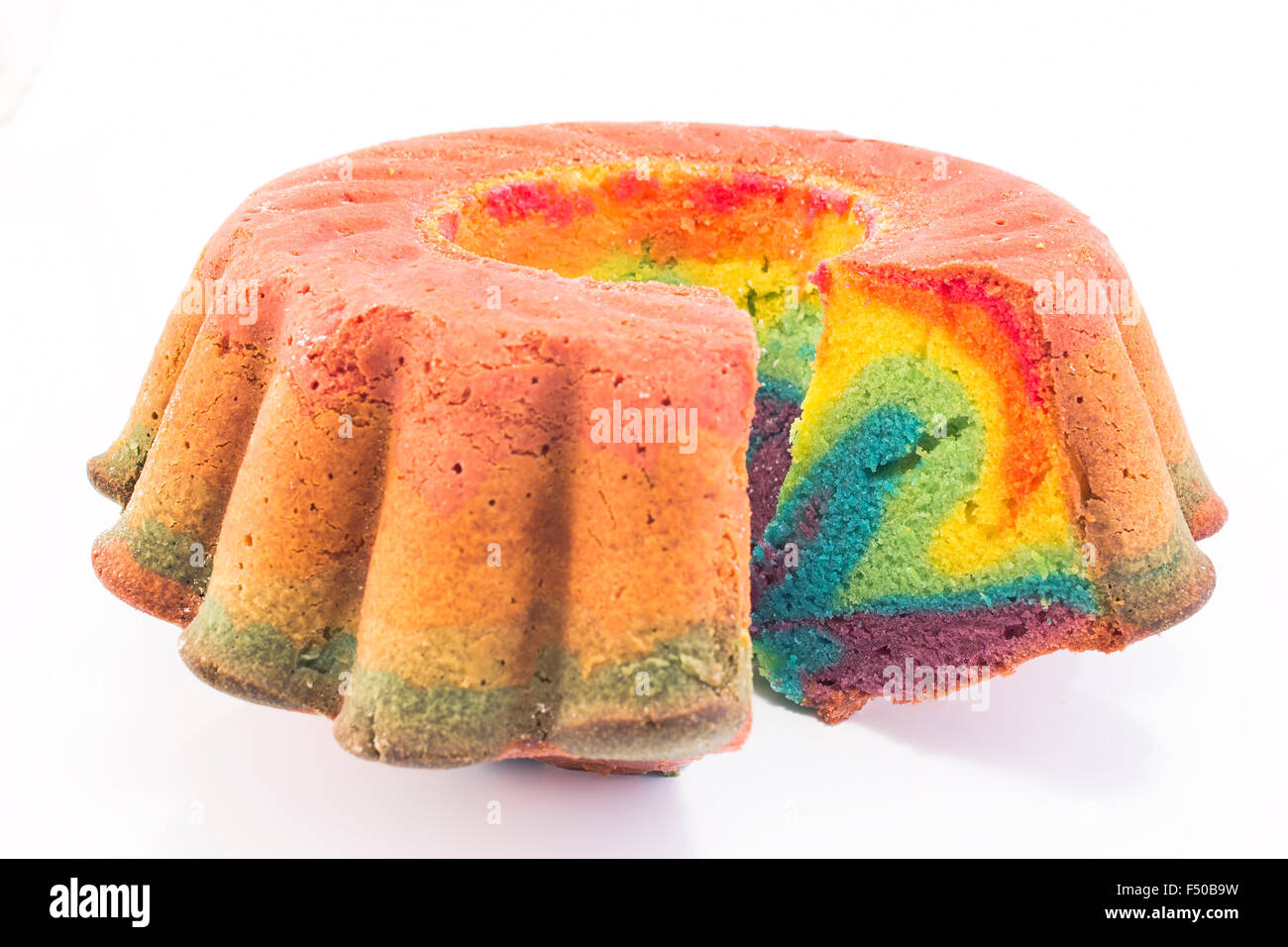 Rainbow cake hi-res stock photography and images - Alamy