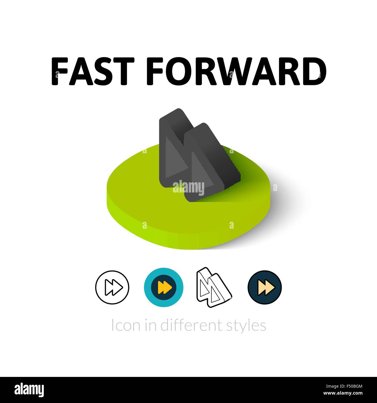 Fast forward symbol hi-res stock photography and images - Alamy