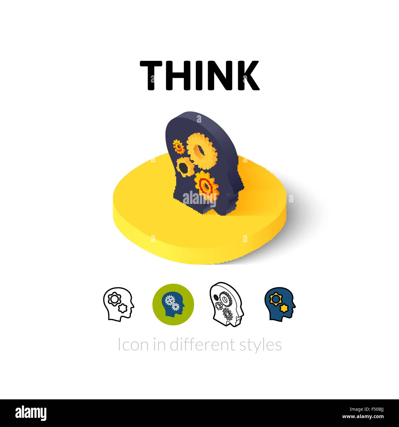 Brain human brain different color hi-res stock photography and images ...