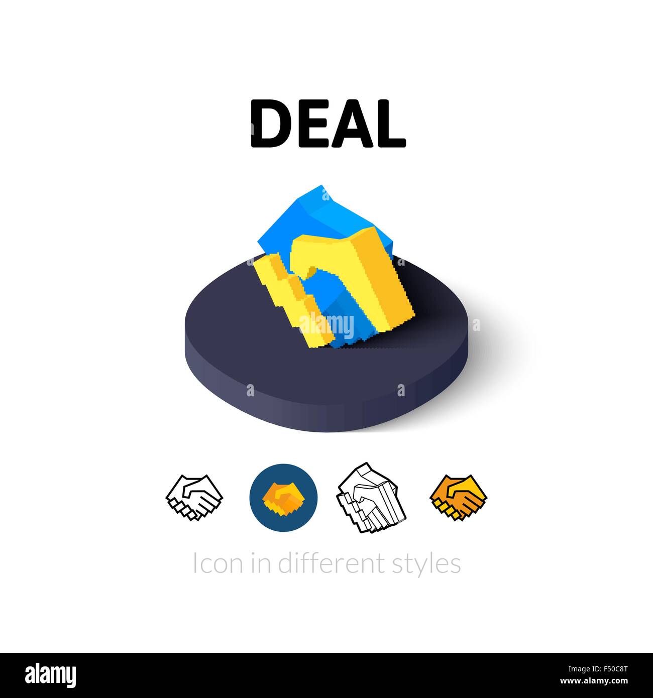 Different people handshake Stock Vector Images - Alamy