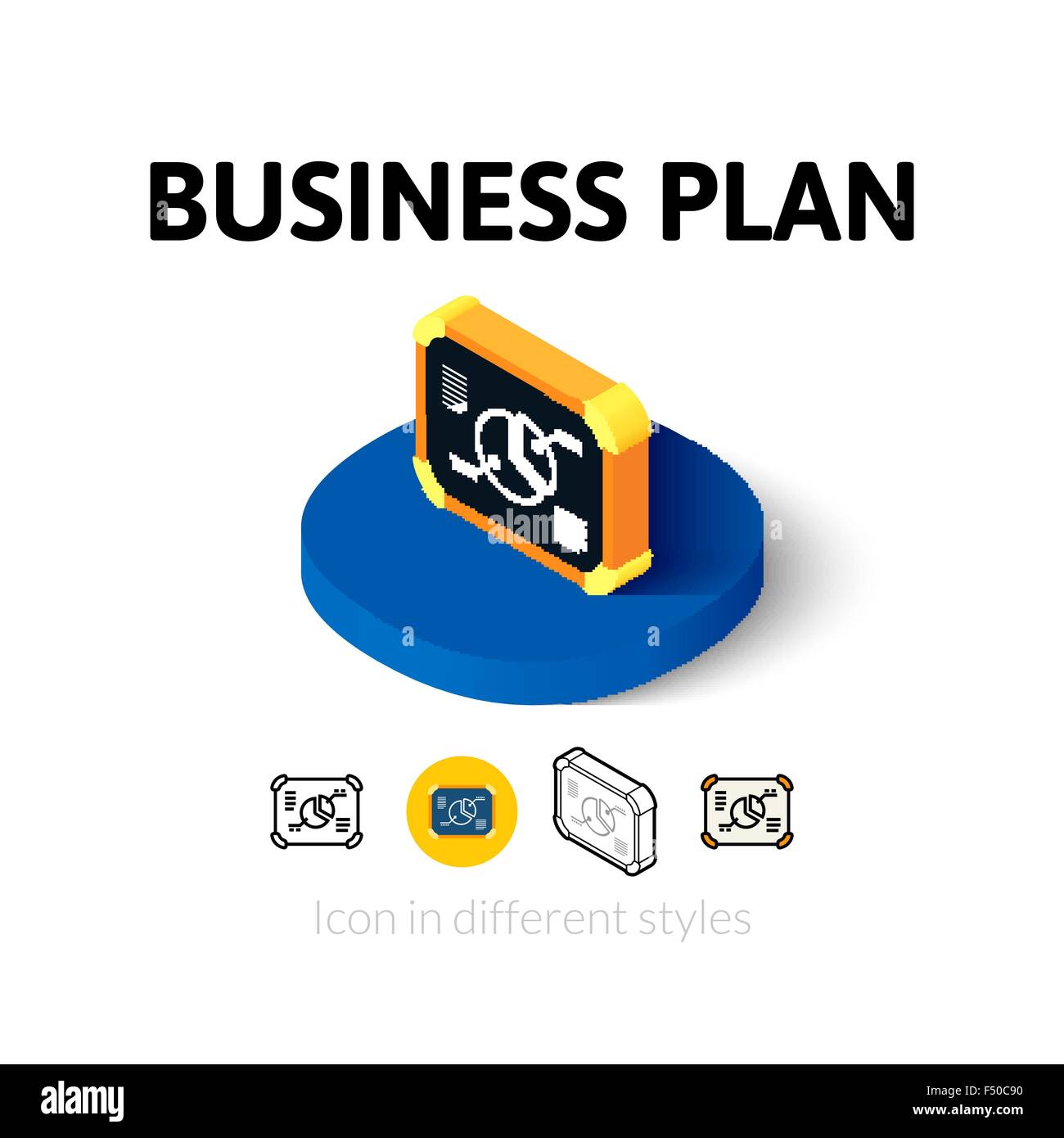 Business thinking icon outline Stock Vector Images - Alamy