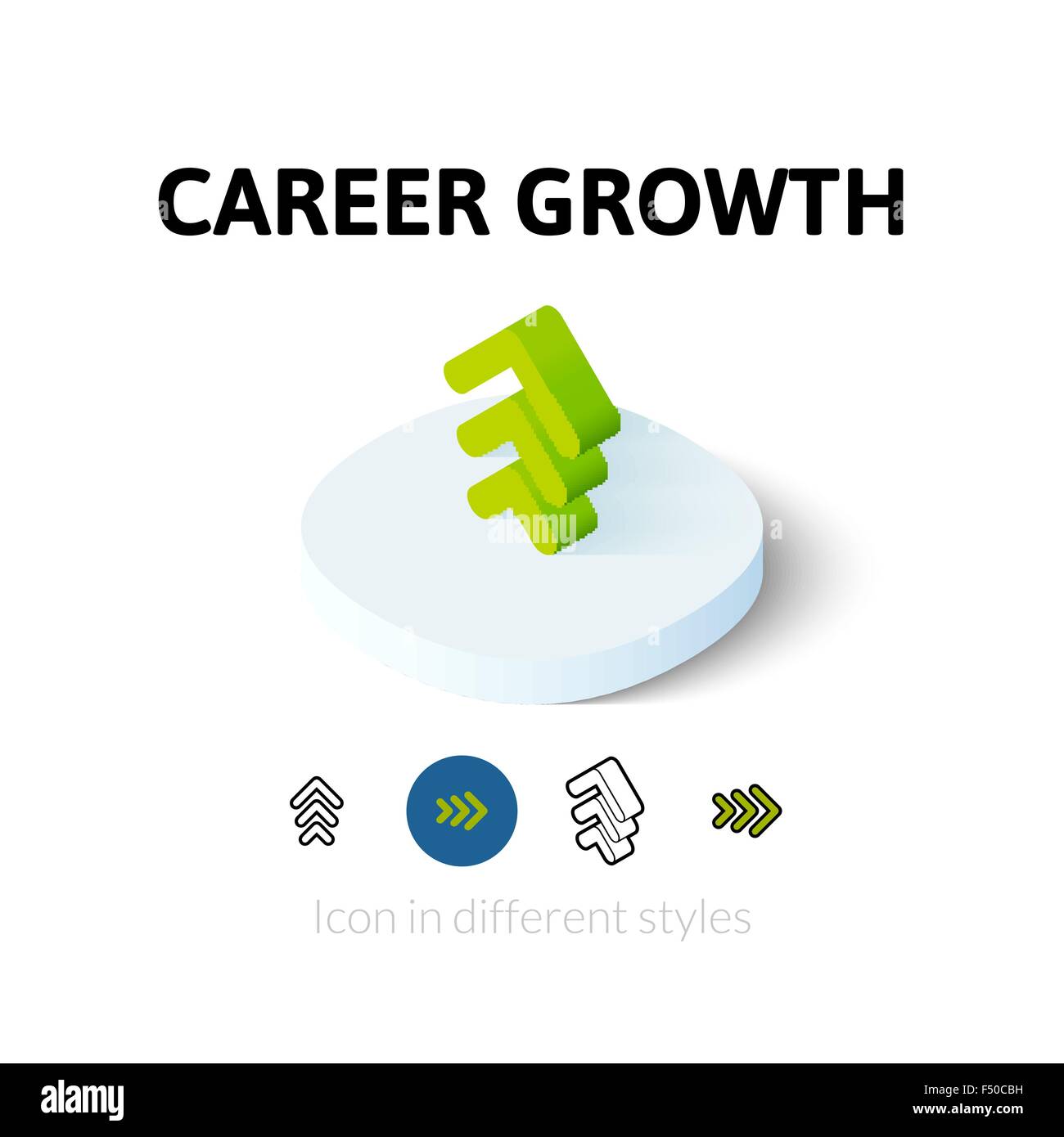 Career growth icon in different style Stock Vector Image & Art - Alamy
