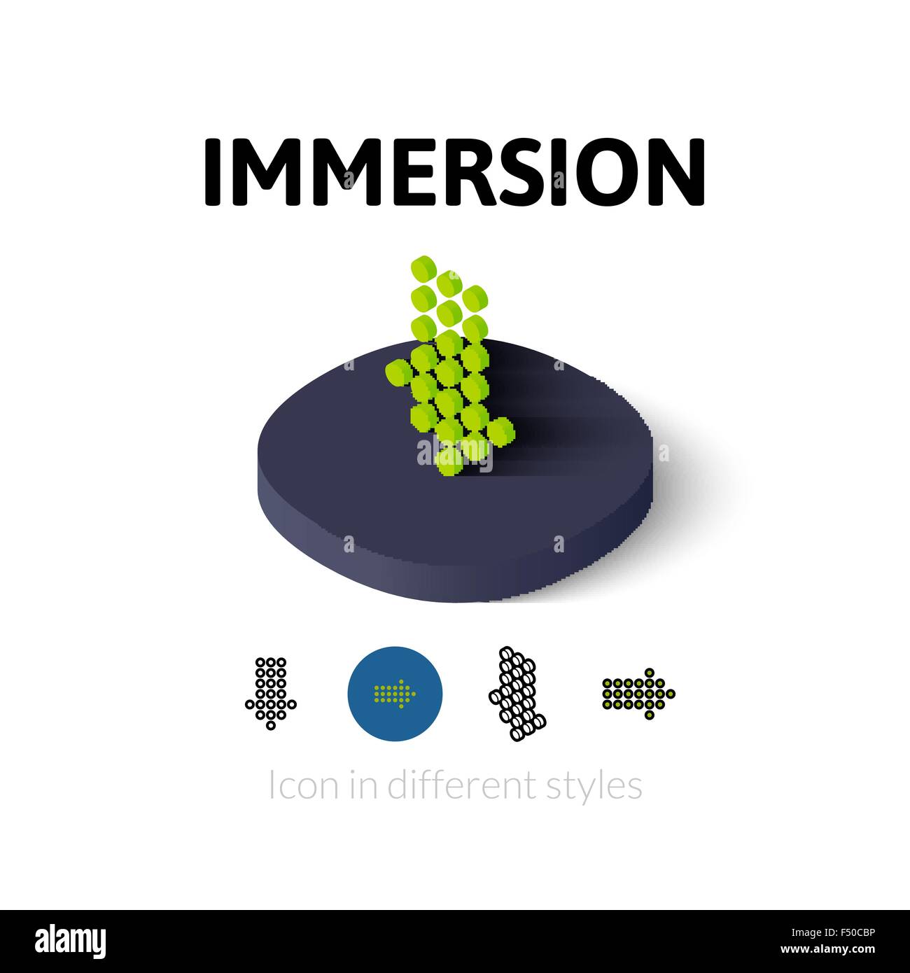 Immersion icon in different style Stock Vector Image & Art - Alamy