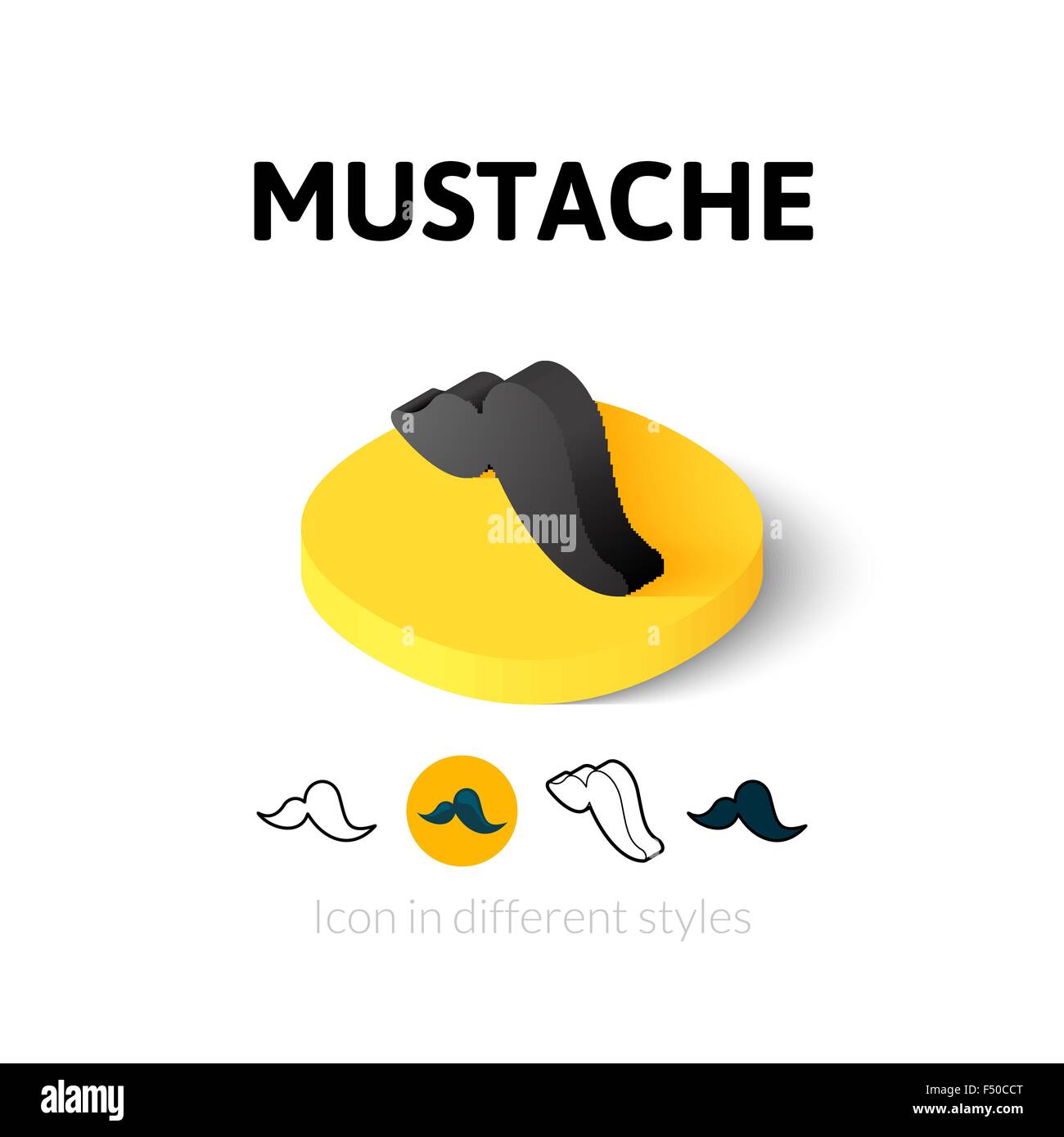 Mustache hair Cut Out Stock Images & Pictures - Alamy