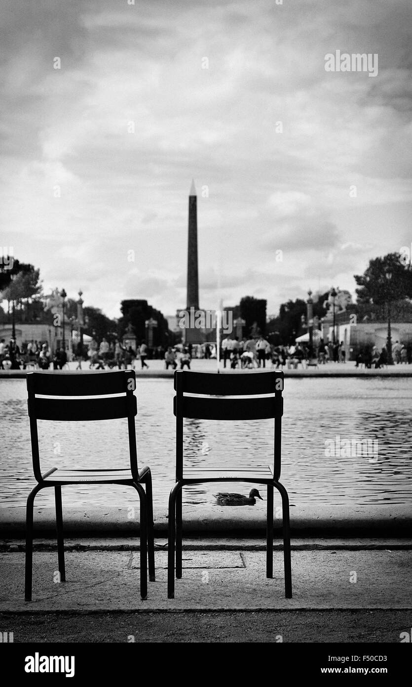 Paris obelisk Black and White Stock Photos & Images - Alamy
