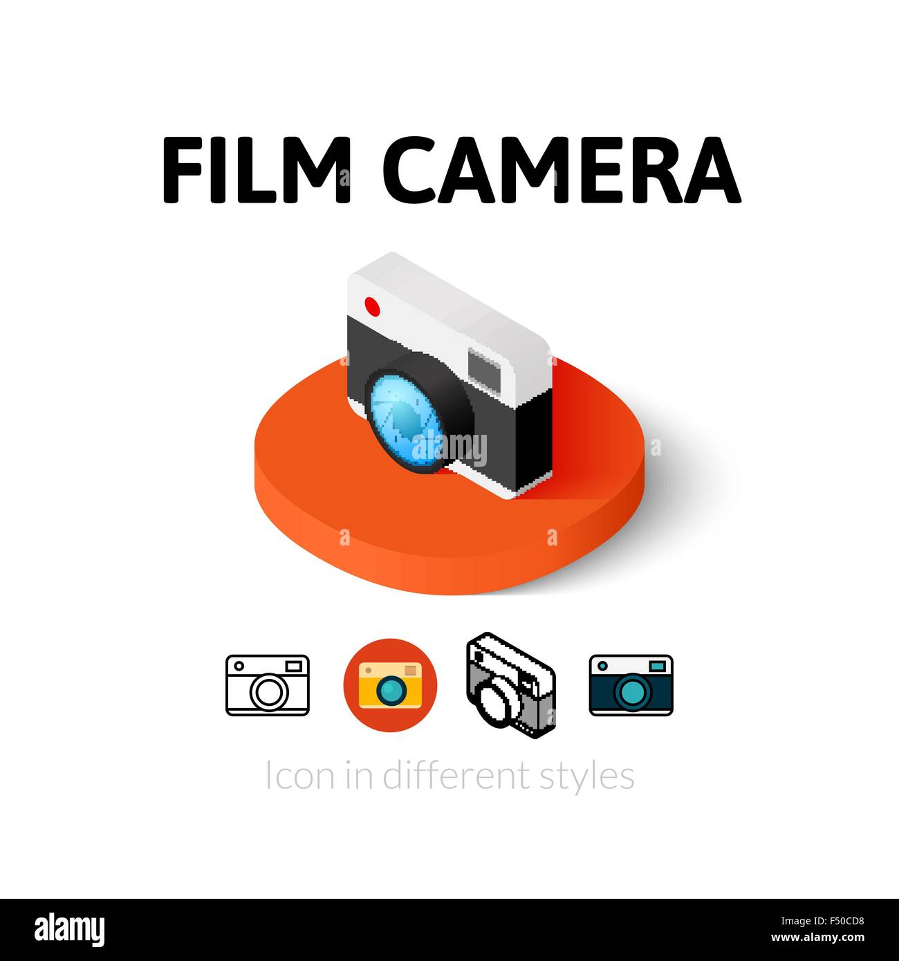 Film camera icon in different style Stock Vector Image & Art - Alamy