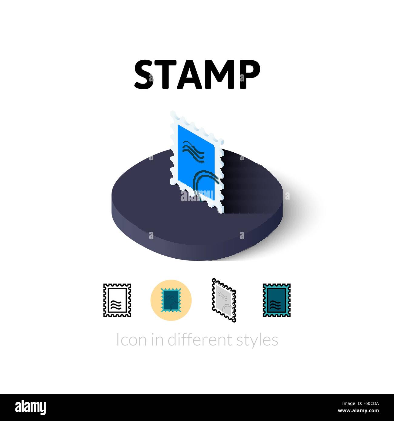 Postage stamp style Cut Out Stock Images & Pictures - Alamy