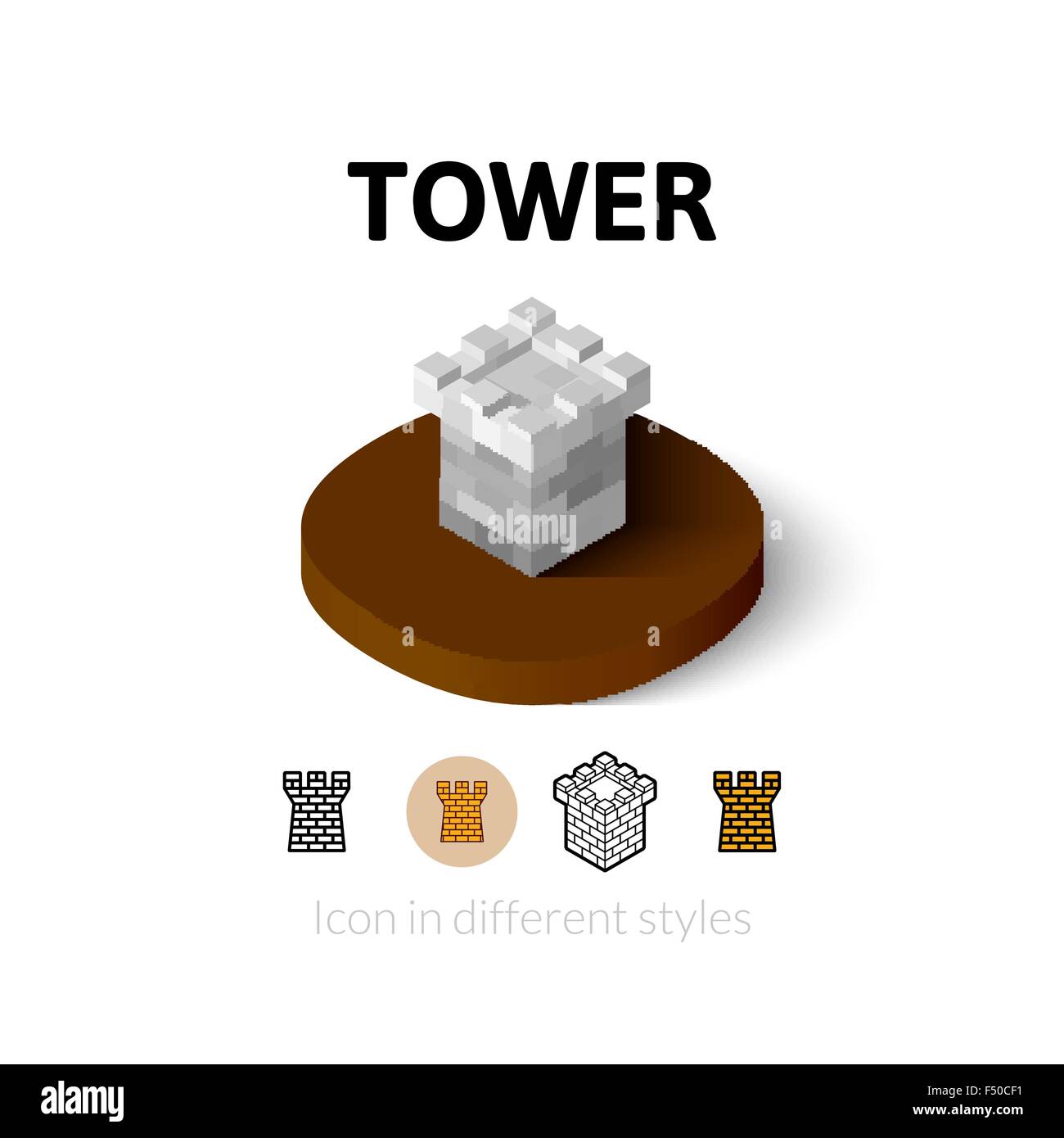 Middle tower Cut Out Stock Images & Pictures - Alamy