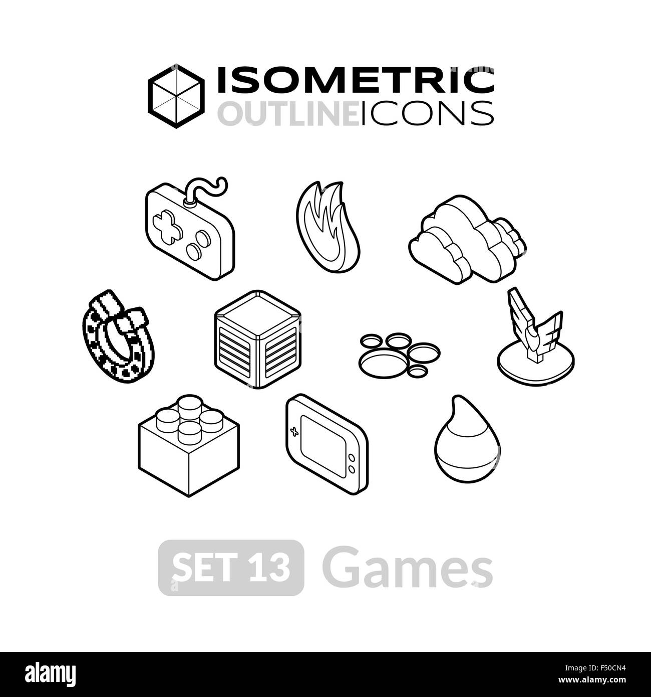 Isometric outline icons set 13 Stock Vector Image & Art - Alamy Isometric outline icons set 13 Stock Vector Image & Art - Alamy