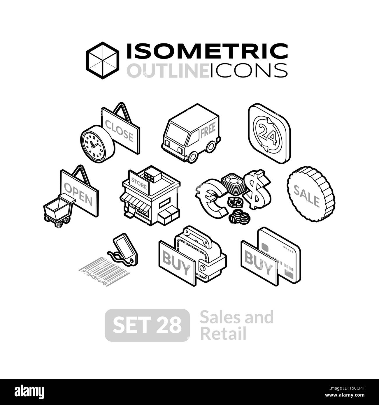 Isometric outline icons set 28 Stock Vector Image & Art - Alamy Isometric outline icons set 28 Stock Vector Image & Art - Alamy