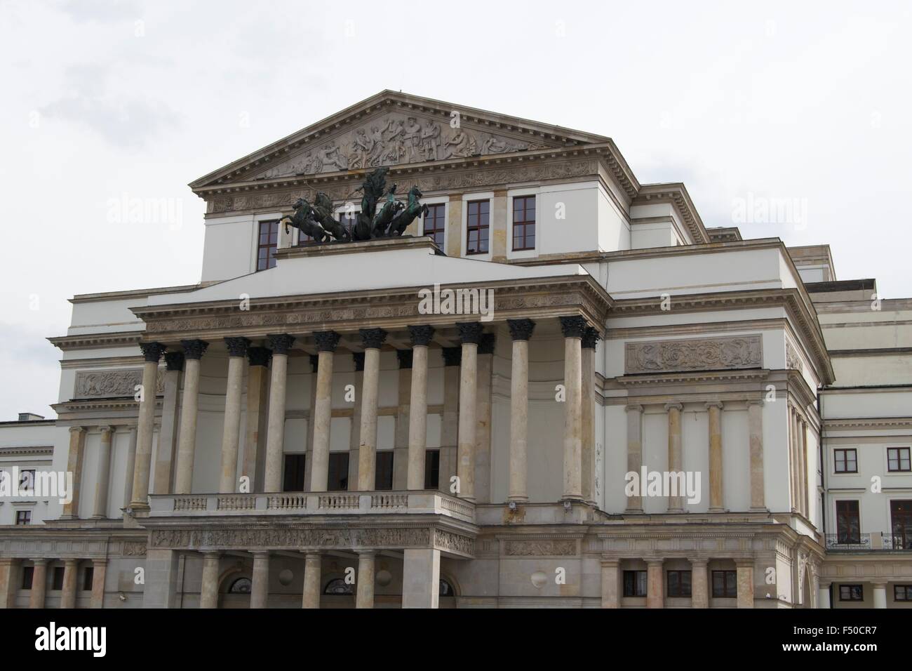Historical building in Warsaw Stock Photo - Alamy
