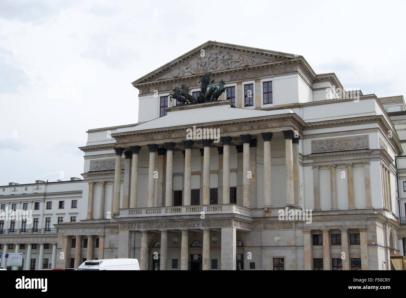 Historical building in Warsaw Stock Photo - Alamy