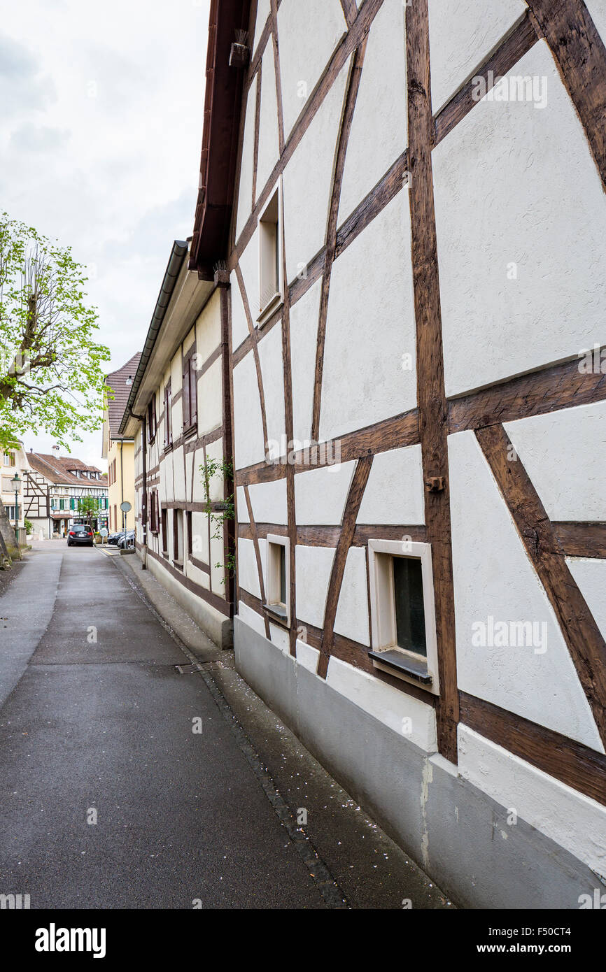 Medieval town Allschwil, Basel, Canton Basel-Landschaft, Switzerland ...