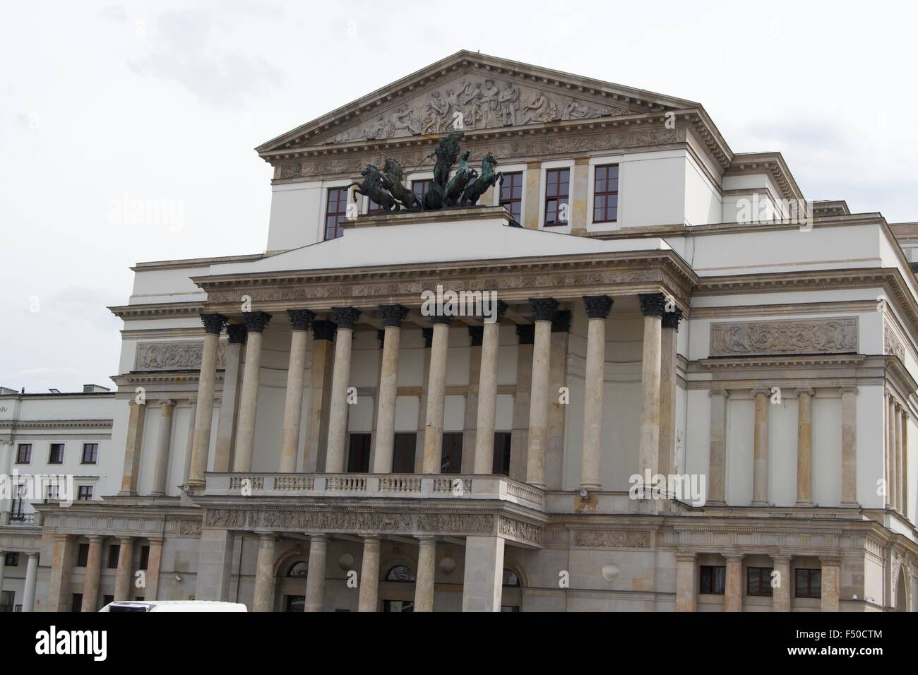 Historical building in Warsaw Stock Photo - Alamy