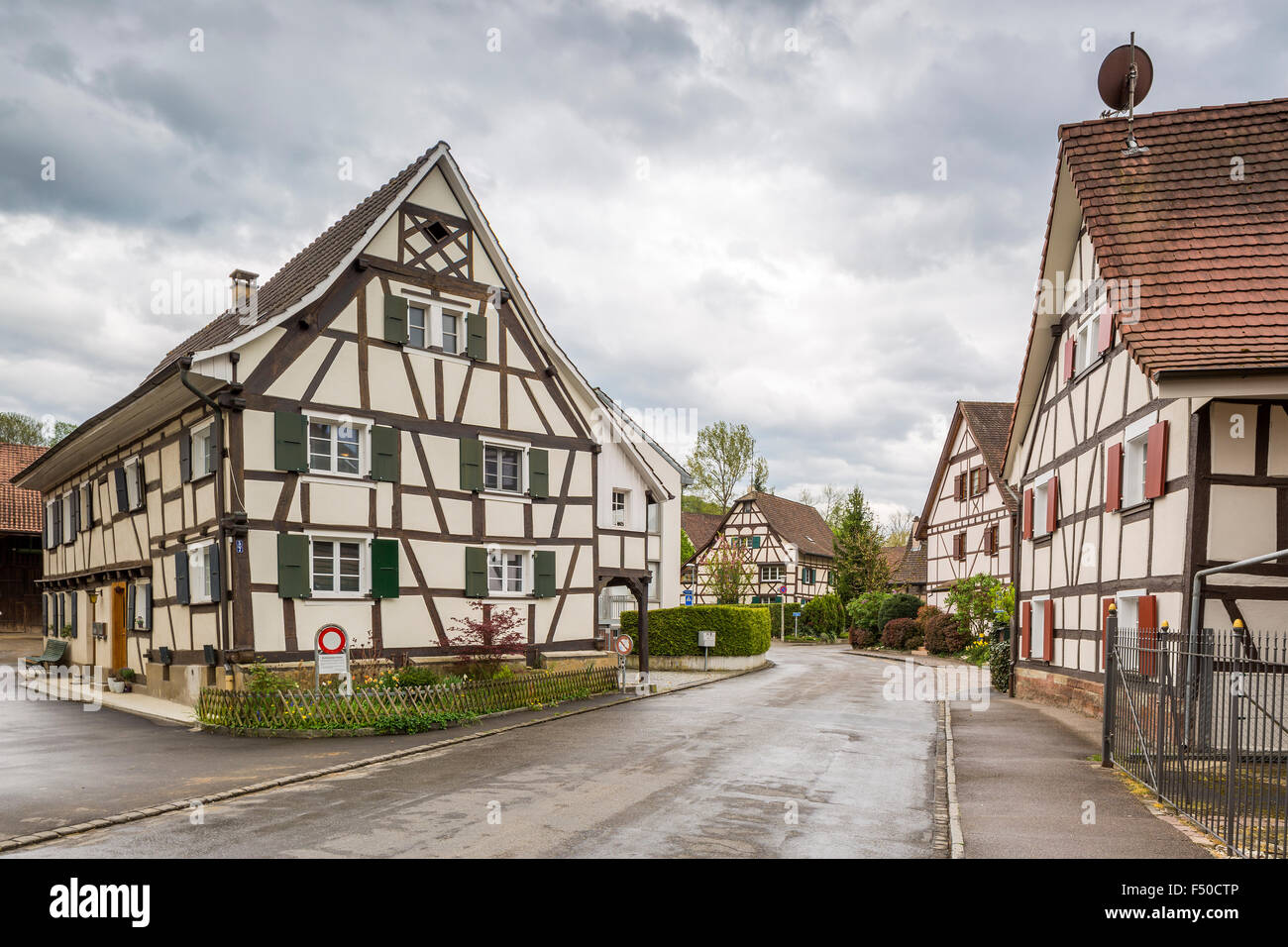 Medieval town allschwil basel basel landschaft hi-res stock photography and images - Alamy