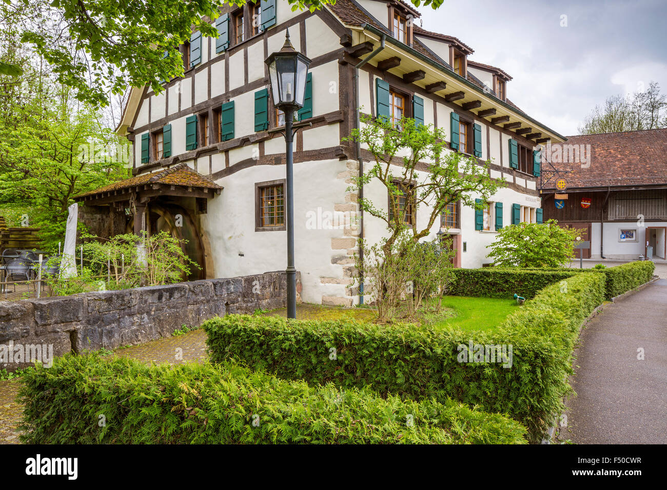 Medieval town allschwil basel basel landschaft hi-res stock photography ...