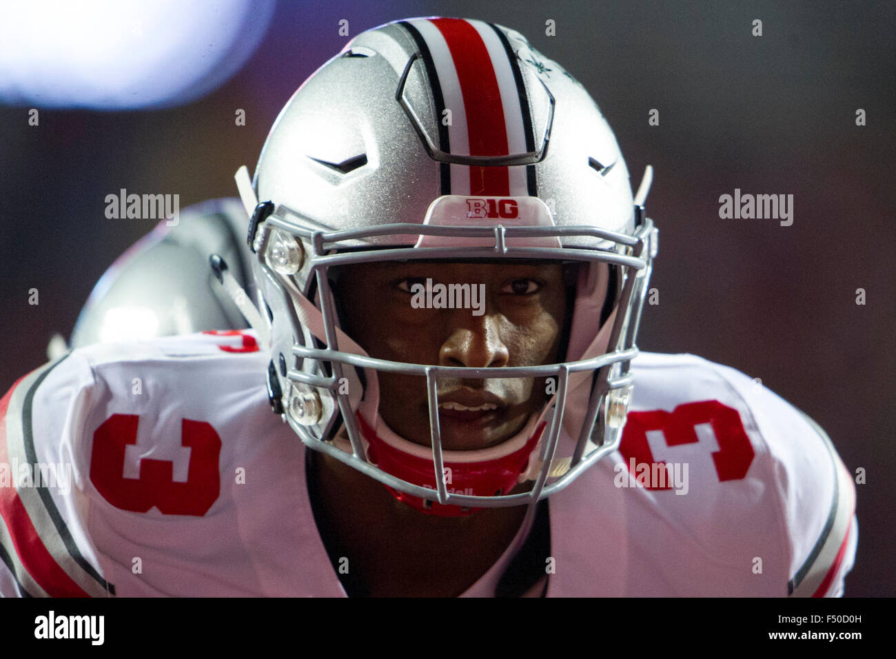 October 24, 2015: Ohio State Buckeyes wide receiver Michael Thomas (3 ...