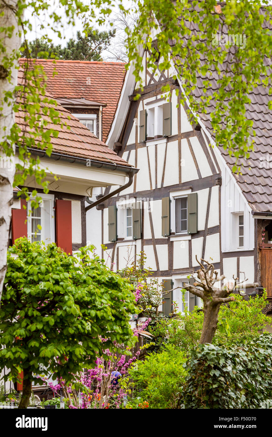 Medieval town Allschwil, Basel, Canton Basel-Landschaft, Switzerland ...