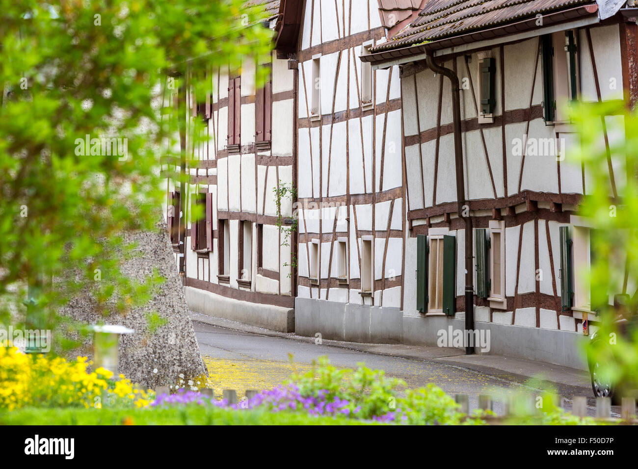 Medieval town Allschwil, Basel, Canton Basel-Landschaft, Switzerland ...