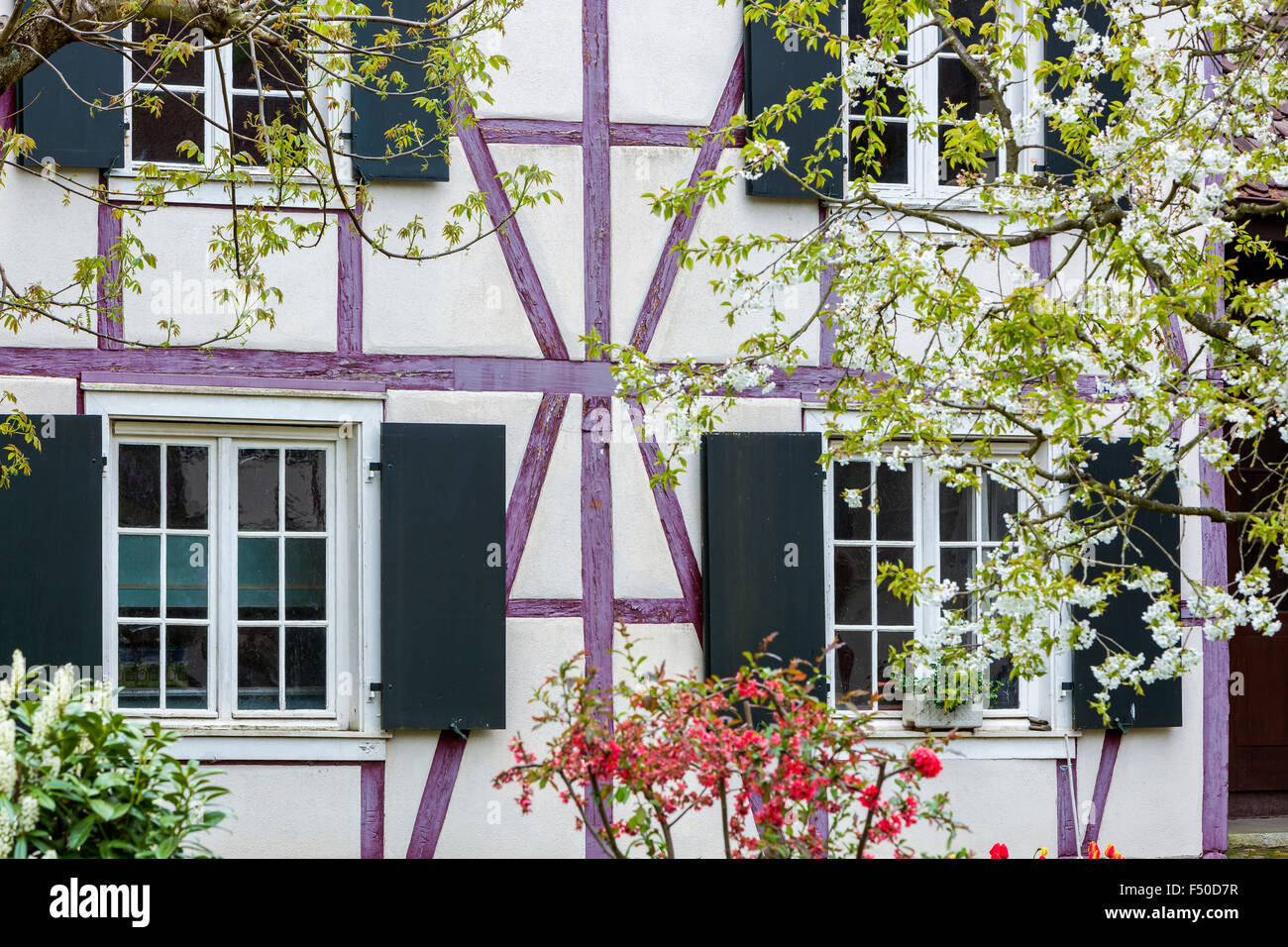 Medieval town Allschwil, Basel, Canton Basel-Landschaft, Switzerland ...