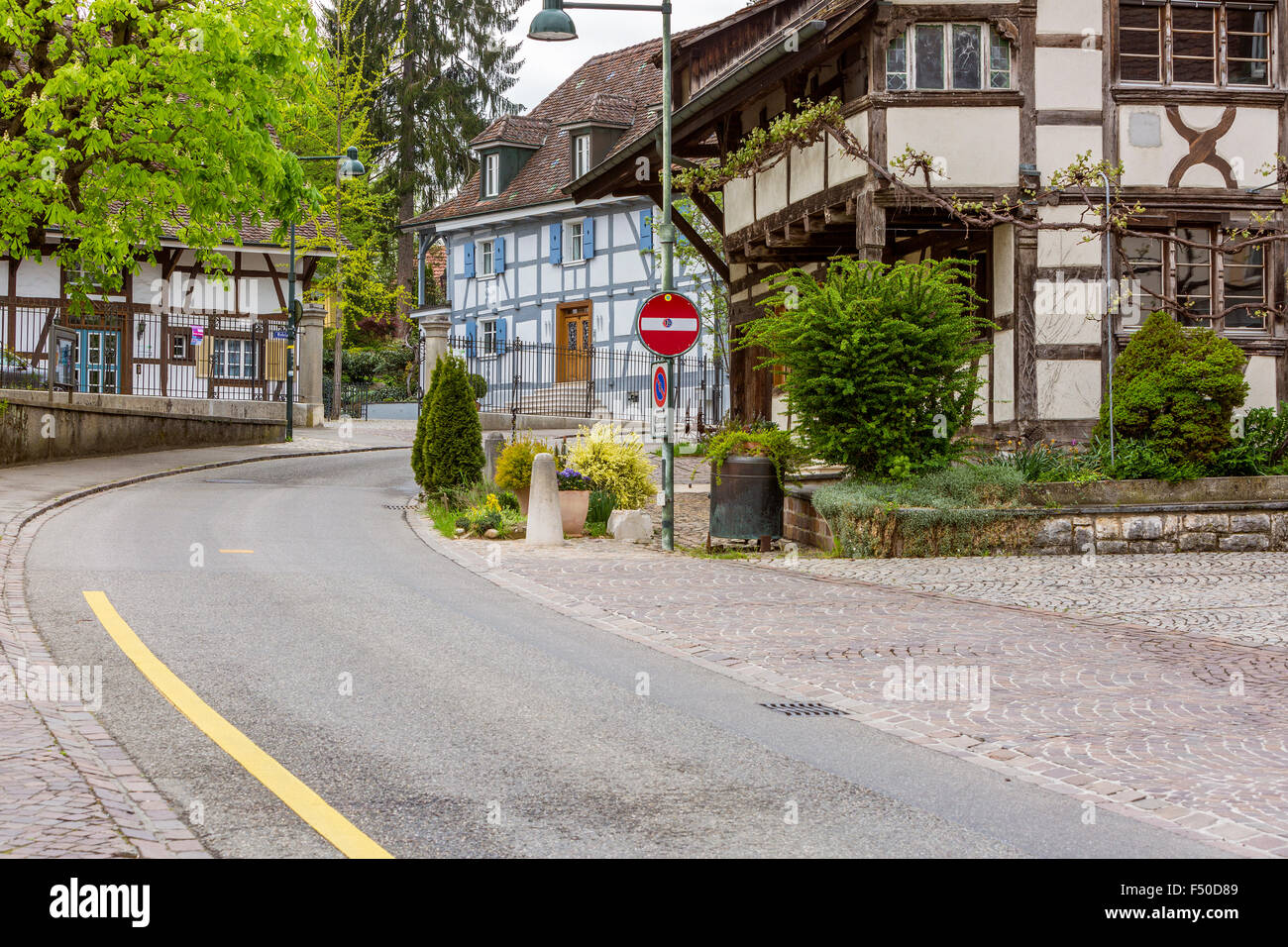 Medieval town allschwil basel basel landschaft hi-res stock photography ...
