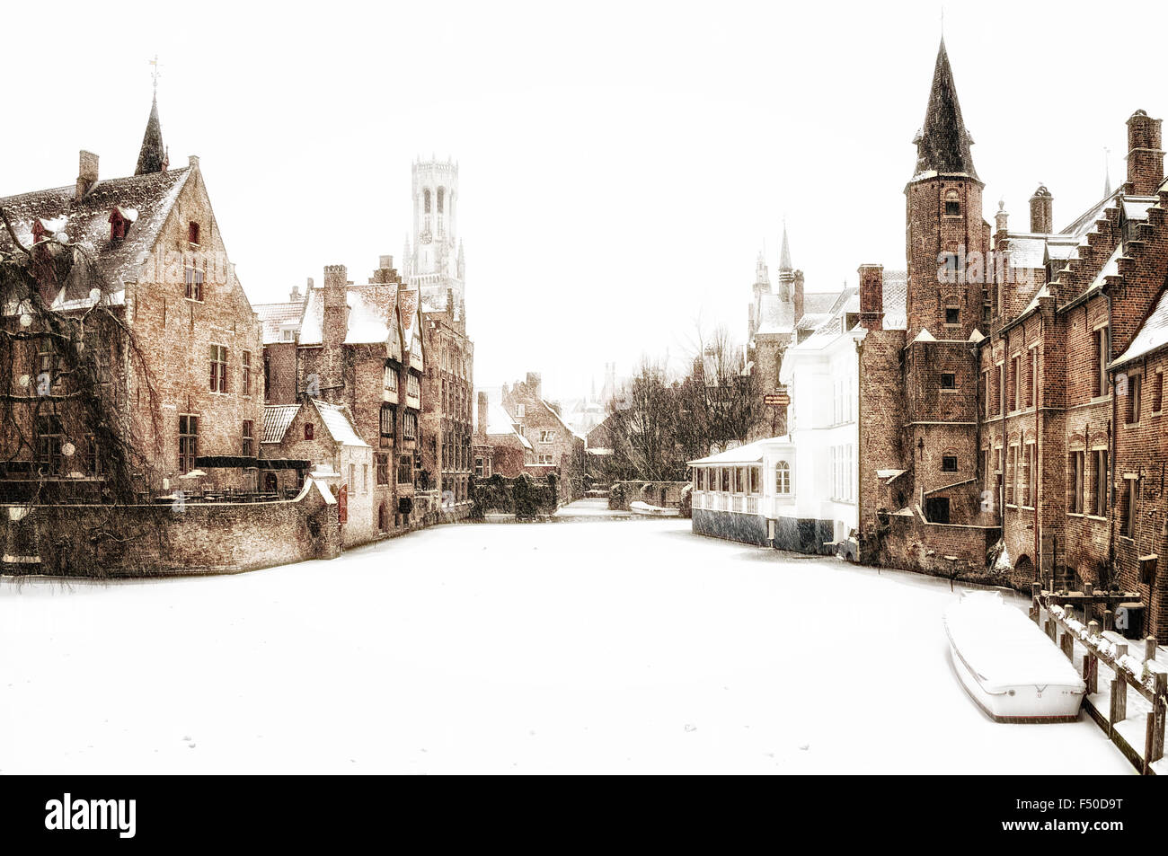 Winter in Bruges Stock Photo - Alamy