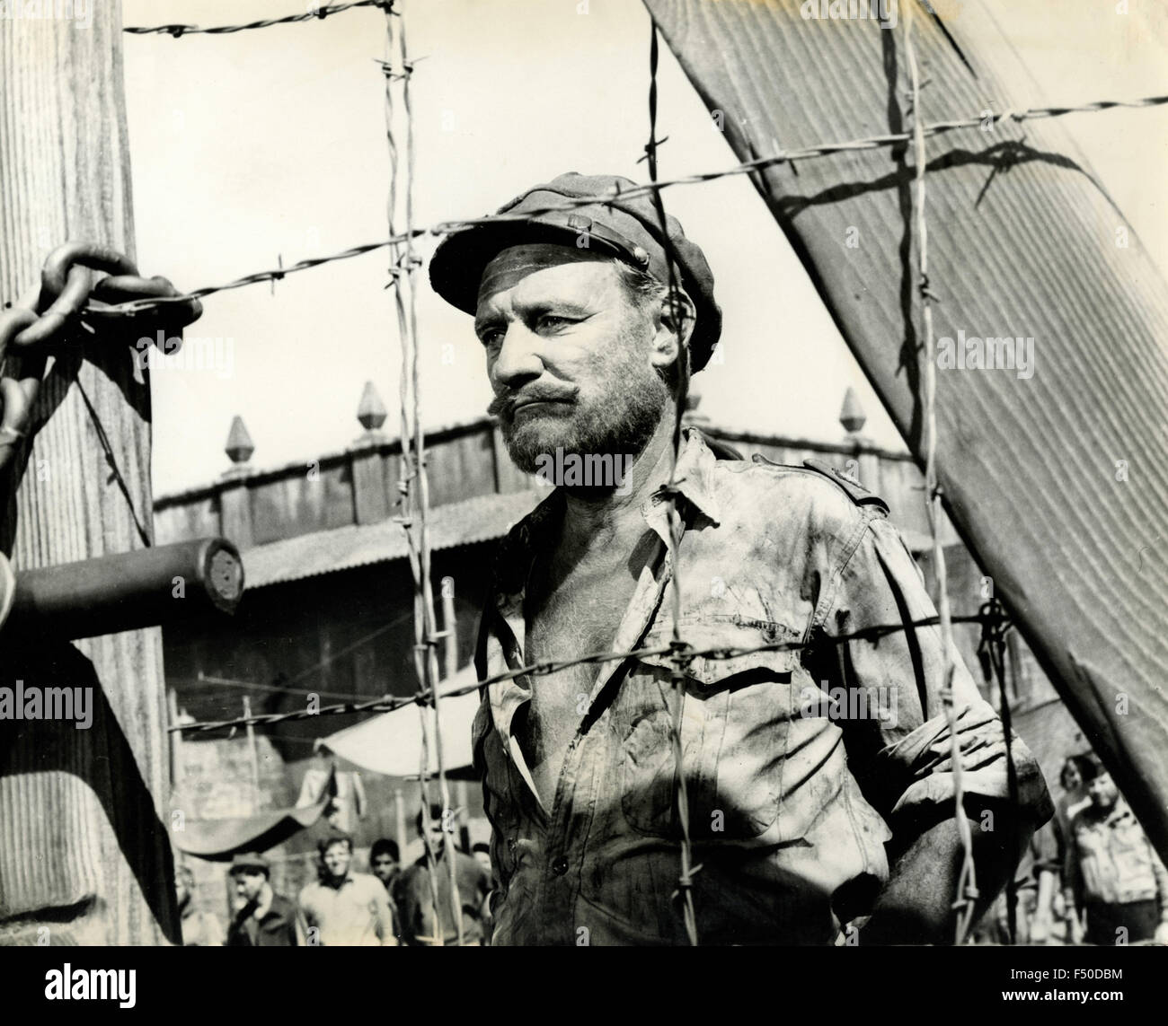 The actor Trevor Howard in a scene from the movie "Von Ryan's Express ...