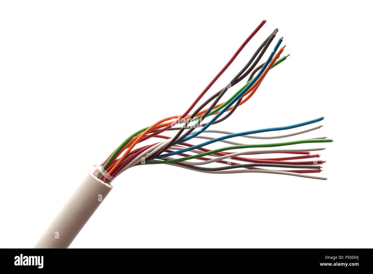 Connection cables Cut Out Stock Images & Pictures - Alamy